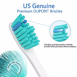 Replacment Brush Heads Compatible with Philips Sonicare E-Series Essence, Xtreme, Elite, Advance, and CleanCare Electric Toothbrush, Toothbrush Replacment Heads Refills, 6 Pack