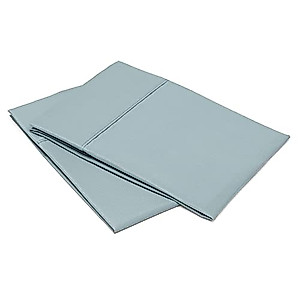 Amazon Basics Standard Pillow Cases Set of 2 - Lightweight, Super Soft Easy Care Microfiber, Spa Blue, 30" L x 20" W, Pillows Not Included