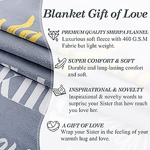 Mami Home Mom Blanket Gift with Thick Double Layered Fleece and Sherpa Blanket Fabric | Wonderful Blankets for Mom | Wholesome I Love You Mom Gifts from Daughters and Sons with Free Canvas Bag | 50x60