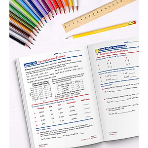 Spectrum Algebra 1 Workbook, Ages 11-14, Grades 6-8 Algebra/Pre-Algebra Workbook Covering Fractions, Algebra Equations, Graphing, Rational Numbers, ... Grade, 8th Grade Math For Kids (Volume 109)
