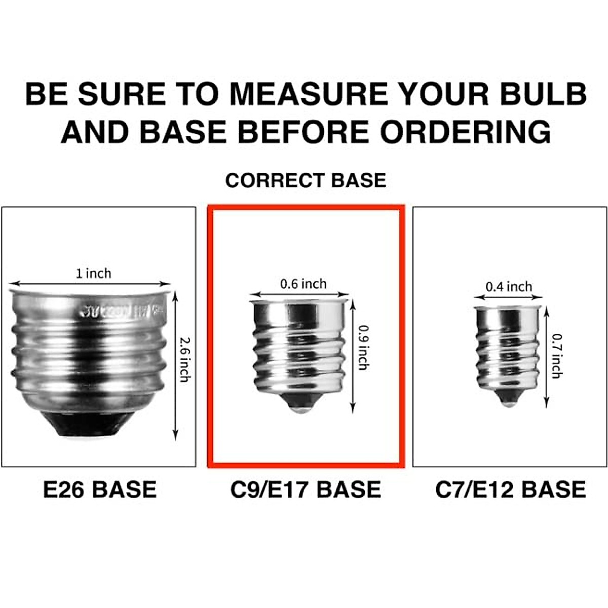 25 Pack Warm White C9 LED Replacement Bulbs Faceted Warm White LED Christmas Light Bulb 2 SMD LEDs in Each Bulb Fits E17 Socket Commercial Grade Indoor and Outdoor Use