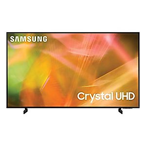 SAMSUNG 85-Inch Class Crystal 4K UHD AU8000 Series HDR, 3 HDMI Ports, Motion Xcelerator, Tap View, PC on TV, Q Symphony, Smart TV with Alexa Built-In (UN85AU8000FXZA, 2021 Model)