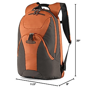 Keen Airport Way Checkpoint Friendly Laptop Daypack, Rust,Rust,one size