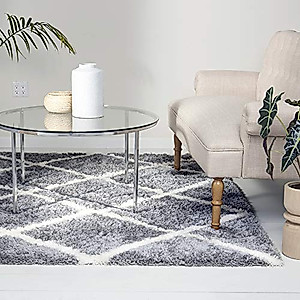 SoHome Carmela Tali Area Rug Grey/Ivory, 5'2"x7'2"