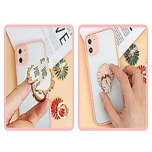 ARFUKA Phone Holder Ring Grips Daisy Finger Ring Stand 360 Cell Phone Ring Hollder for Cell Phone Tablet Case Accessories 6 Pack