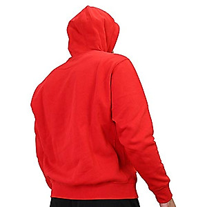 Nike Men's Sportswear Club Fleece Hoodie (L, University Red)