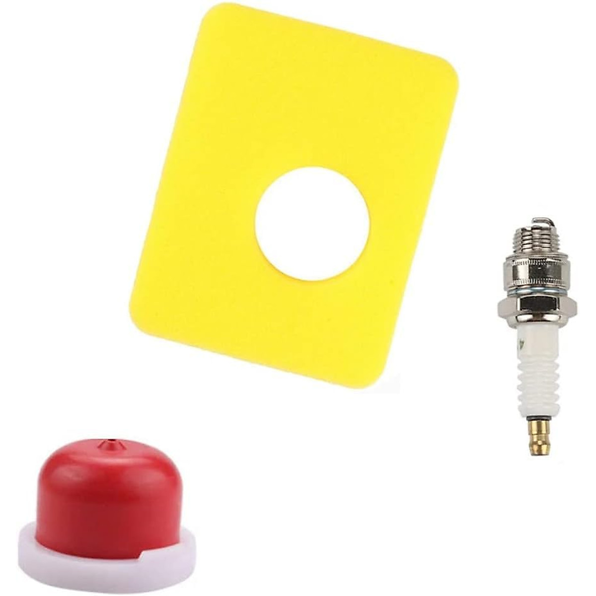 Hippotech 595660 Air Filter Cleaner Cover Replacement for Briggs Stratton Cover Air filter 799579 Kit 594281 Primer Bulb 08P602 09P602 MTD troy Bilt Engines Lawn Mower