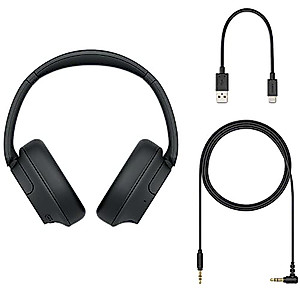 Sony WH-CH720N/B Wireless Noise Cancelling Headphone Black Bundle with 3 YR CPS Enhanced Protection Pack