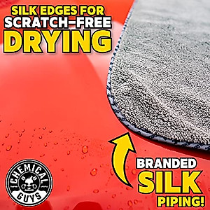 Chemical Guys MIC1995 gray Woolly Mammoth Microfiber Dryer Towel (36" x 25")