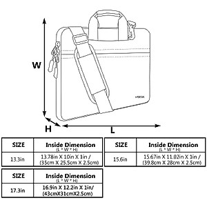 Hseok Laptop Shoulder Bag 13 13.3 14 Inch Case Compatible with MacBook Pro 14 2023-2021 M1 M2,MacBook Air/pro 13-13.3 Inch and Most Popular 13-14 Notebooks,Spill-Resistant Briefcase, Black & Blue