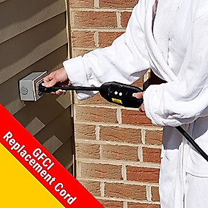 GFCI Cord Replacement for Hot Tub, Spa & Pool - 120V/15A Inline Style