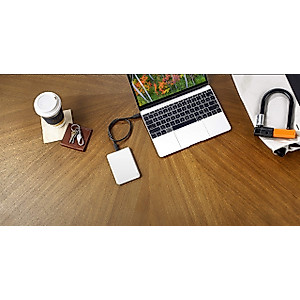LaCie Mobile Drive 2TB External Hard Drive HDD – Moon Silver USB-C USB 3.0, for Mac and PC Computer Desktop Workstation Laptop (STHG2000400) (Renewed)