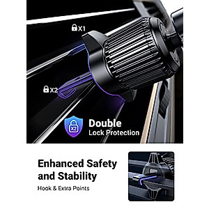 UGREEN Car Phone Holder Mount for Dashboard Windshield Air Vent 3 in 1 Universal Cell Phone Holder for Car Accessories Cradle Compatible with iPhone 14 13 12 11 Pro Max Smartphone, Strong Suction Cup