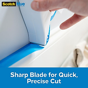 Scotch Blue Painters Tape Applicator, Applies Painter's Tape in One Continuous Strip, Paint Tape Applicator for Trim, Windows and Door Frames, 1.41 Inches x 20 Yards, 1 Starter Roll