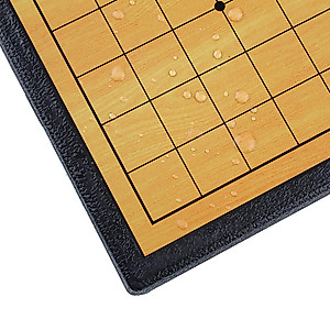 Larcele Folding Magnetic Go Game Set with Stones and Go Board for Travel CXWQ-01 (Small)