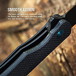 OKNIFE Mini Drever Folding Pocket Knife bundles with Mini Chital Folding Pocket Knife