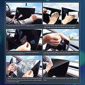 BIXUAN 2022 2023 C-Class C300 Screen Protector Comptible with Mercedes-Benz C Class 2022 2023 W206 Dashboard 12.3-inch Digital Instrument Cluster Screen 9H Hardness Tempered Glass C 300 2022 2023 Accessories Screen Protective Film