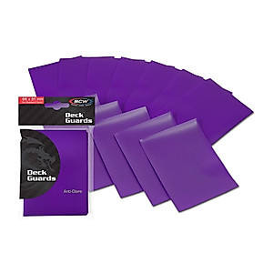 BCW Double Matte Deck Guard Color Combo Pack 400 Count 8 Color Combo - Double Matte Premium Deck Guard Card Sleeves for Trading Cards, Collectable Gaming Cards, MTG cards, L5R, TCG, Basketball