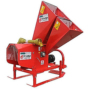 Farmer Helper 3" Dia Wood Chipper & 1" Dia. Shedder Cat.I 3pt 16HP+ Rated (FH-ECO19) Requires a Tractor. Not a standalone Unit.