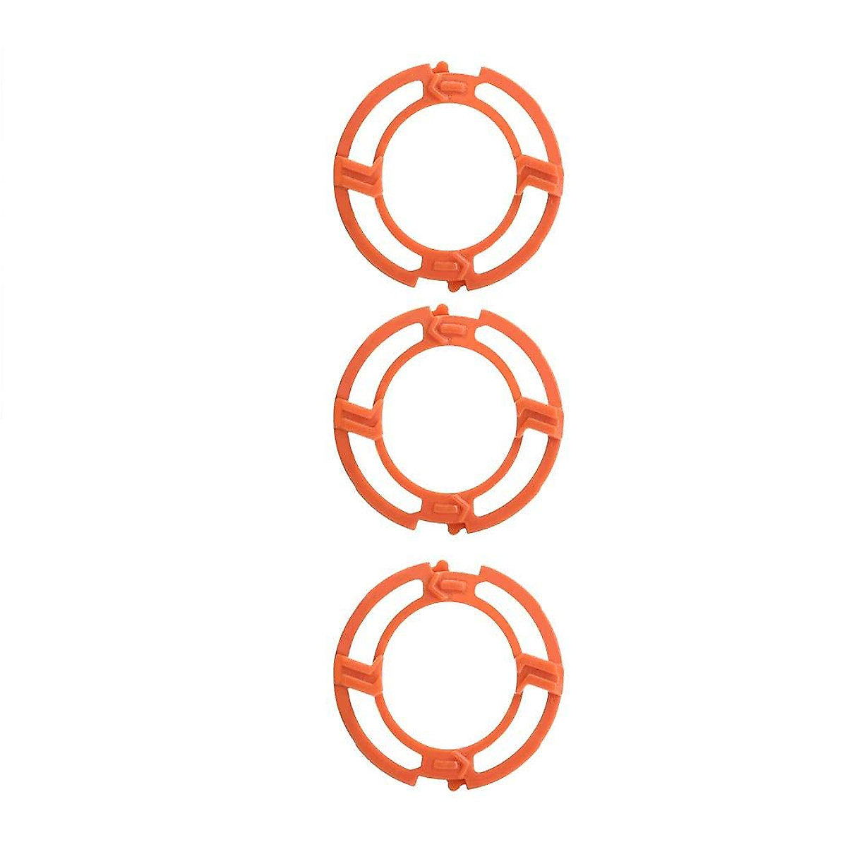 Cinnyi 3PCS Shaver Razor Retaining Lock-Ring Orange Blade Retaining Rings for Norelco Series 7000 9000 RQ12 Models