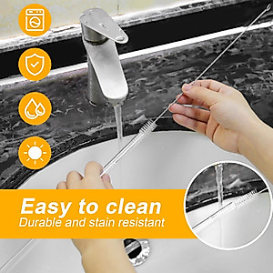 6PCS Replacement Straws for 40 oz Stanley Adventure Quencher Travel Mug, Clear Reusable Straw Replacement with Cleaning Brush Compatible with 40oz Stanley Water Bottle Cup Accessories