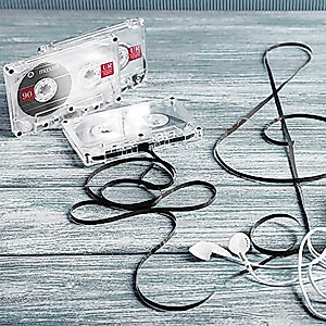 Maxell – 108527, Blank Audio Recording Cassette Tapes - Protective Cases, Low Noise & 90 Min Total Length (45 Min Per Side) - Ideal for Music, Voice Recordings & Portable Use - One Color, One Size