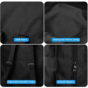 Xxerciz Folding Chair Carry Bag Replacement Bag with Adjustable Shoulder Strap and Zipper Opening for Camp Chair, Folding Lounge Chair, Zero Gravity Chair, Chair Travel Storage Bag for Patio Camping