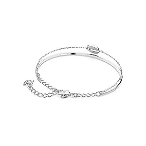 Swarovski Ginger Bangle Bracelet, Rhodium Finish, Clear Crystals