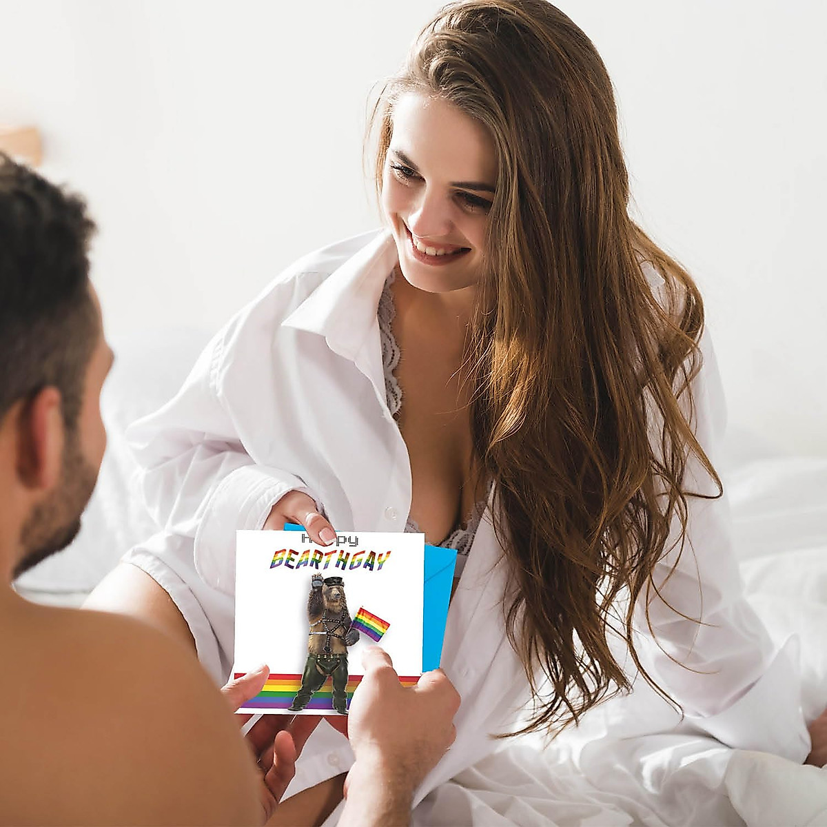 Cult Kitty - Happy Bearthgay - LGBTQ Birthday Card - Funny Gay Birthday Card - Lesbian Birthday Card, Gay Friend Birthday Card, Pride birthday card- Coming Out, LGBT Greeting Cards