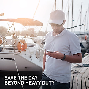 Marvine RV/ Boat Shore Power Extension 50FT 15 Amp to 30 Amp NEMA 5-15P to L5-30R Twist Lock Female with LED Power Indicator & Heavy Duty STW10/3 Cable