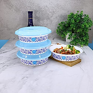 Zhongzheng (24oz) Round Meal Prep Containers,Plastic Meal Prep Bowls with Lids,Reusable Food Storage Containers,Disposable salad bento box sets,Stackable, Microwaveable, Fridge Safe.（25 Sets）