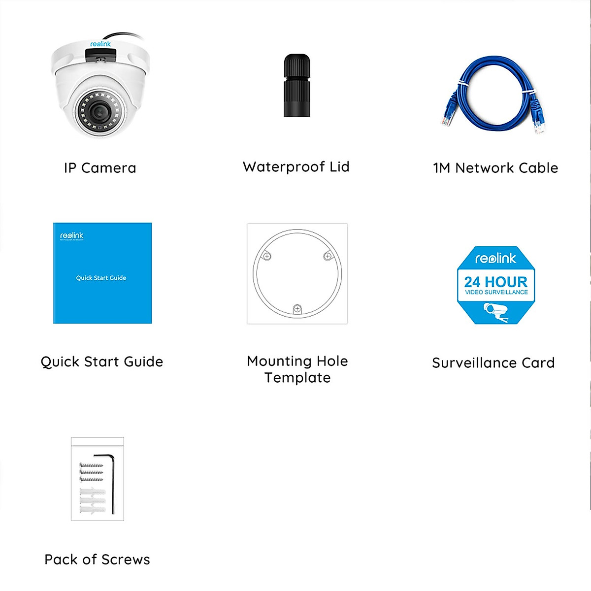 REOLINK 4MP PoE IP Camera, Add-on Outdoor Video Surveillance Cam to Home Security System, ONLY Work POE Camera System and NVR, Third Party Incompatible, D400