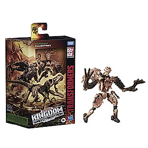 Transformers Toys Generations War for Cybertron: Kingdom Deluxe WFC-K7 Paleotrex Fossilizer Action Figure - Kids Ages 8 and Up, 5.5-inch