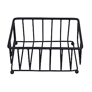 Metal Napkin Holder for Table | Flat Napkin Holder | Farmhouse Napkin Holder | Kitchen Napkin Holder | Rustic Napkin Holder | Decorative Tissue Dispenser | Paper Napkin Holder | Housewarming Gift