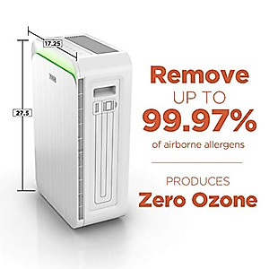 Aprilaire Allergy True HEPA Room Air Purifier 9550 with 3-Stage Filtration, Captures Allergens & Odors, Ozone Free, 495 sq. ft. Rooms
