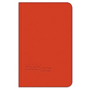 Elan Publishing Company E64-4x4 Field Surveying Book 4 ⅝ x 7 ¼, Bright Orange Cover