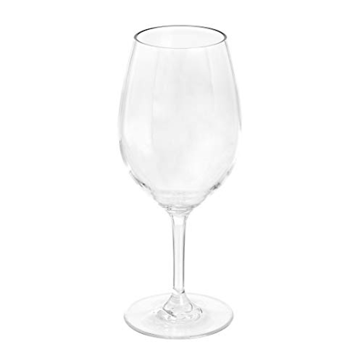 Amazon Basics Tritan Plastic Wine Glasses - 20-Ounce, Set of 4