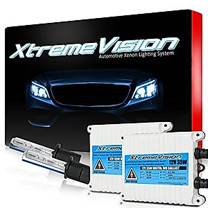 XtremeVision 35W AC Xenon HID Bundle with Slim AC Ballast (1 Pair) and H1 4300K - 43K Bright Daylight Xenon Bulb (1 Pair)