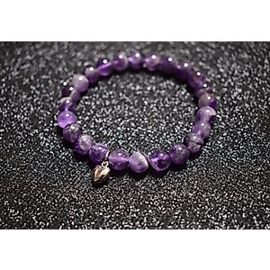 NKIPORU Coworker Leaving Gifts for Women Farewell Gifts Going Away Gifts Retirement Gifts for Coworkers Boss New Job Gifts Bracelet Christmas Gift Purple