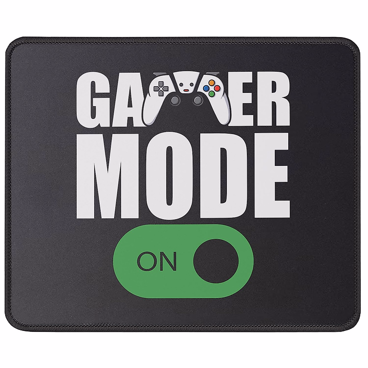 Gamer Mode On - Gamer Fathers Day for Men - Mouse Pad 9.5 x 7.8 Inch - Video Gamer Mousepad - Funny Video Games Gift for Gaming Lovers