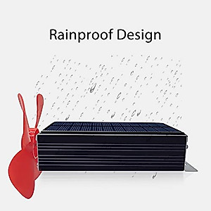 Car Solar Wind Power Generator Extender Generator with Fans Outdoor Generation System Small DC Solar Panels Electric Vehicle Range Booster Battery Extending Generator 12V‑125V