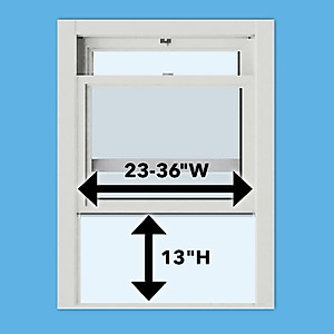 Perfect Aire5PMC5000 5,000 BTU 115-Volt Window Air Conditioner with Mechanical Controls, Installation Kit, Washable Filter, 150 sq. ft., White
