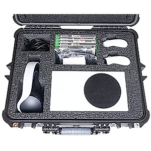Case Club Carrying Case Fits Xbox Series X/S with Headset Storage-Hard Shell Travel Case for Xbox Series X or S Console, Headset, Controllers, Games & Accessories. Heavy Duty Waterproof Transport Case
