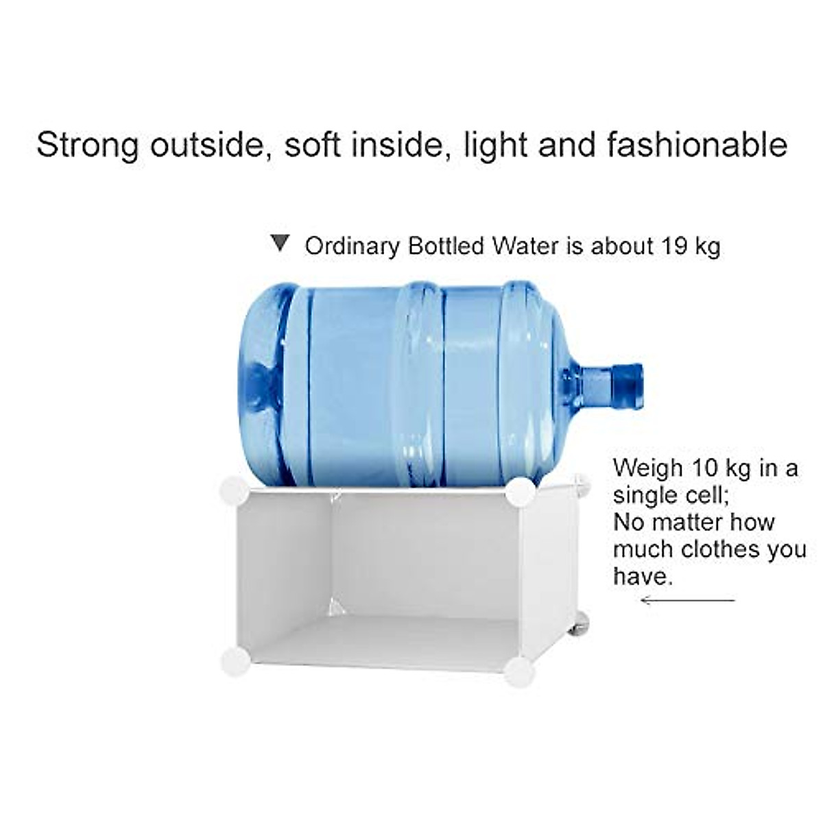 GuanJun Storage Shelf Dividers,Closet Shelf Organizer Divider and Separator for Storage and Organization (White1, 2-Layers)…