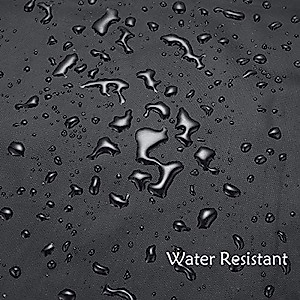 Bigzzia Patio Furniture Set Cover, Rattan Cube Set Cover 420D Oxford Fabric Patio Table Cover Windproof Anti-UV with 4 Fixing Buckles for Garden Tables Chairs (126x126x74cm/49.6x49.6x29.1)