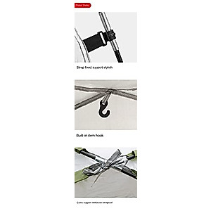 ZMPT Bicycle Rainproof Tent Heavy Storage Tent Waterproof Mountain Bike Tent Dustproof Portable Foldable Outdoor Tool Storage Shed Silver Gray and Green