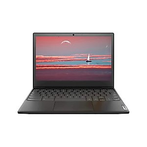 Lenovo Chromebook 3 11.6" HD (1366 x 768) Chromebook Business Laptop, AMD A6-9220C up to 1.8 GHz, 4GB DDR4, 32GB eMMC, Webcam, Bluetooth, Chrome OS, EAT 64GB SD Card, Onyx Black