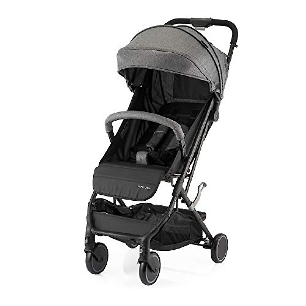 Compact Baby Stroller, Lightweight Infant Stroller with Convenient One-Hand Fold (Grey)