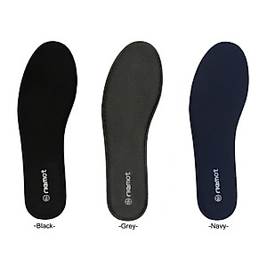 riemot Men's Memory Foam Insoles Super Soft Replacement Innersoles for Running Shoes Work Boots Comfort Cushioning Shoe Inserts Black US 8 / EU 41, 10 Women/8 Men