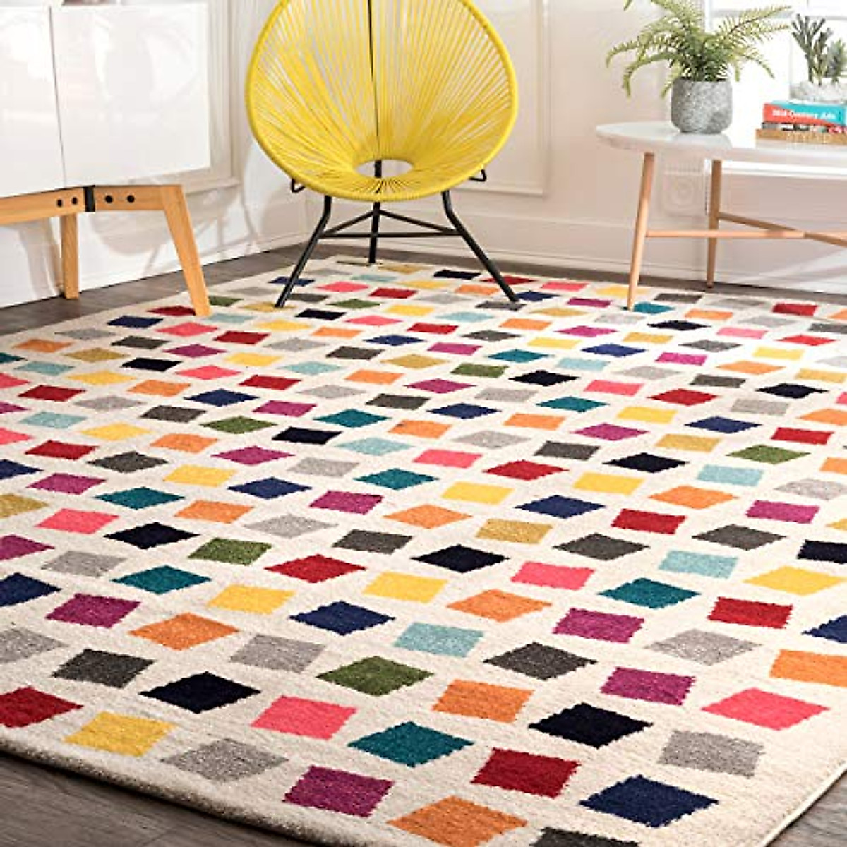 nuLOOM Bettye Squares Area Rug, 8' x 10', Multi